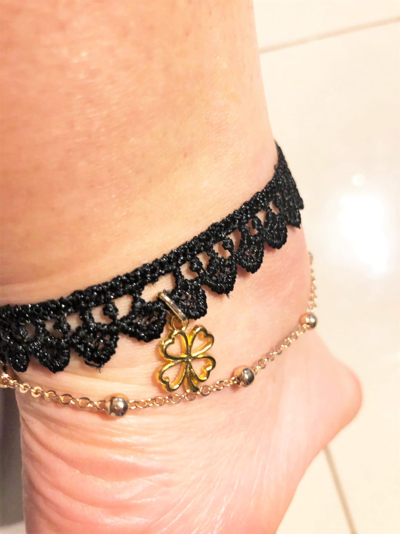 Handmade Anklets/Beaded Anklets/Stone Anklets/DIY | Etsy