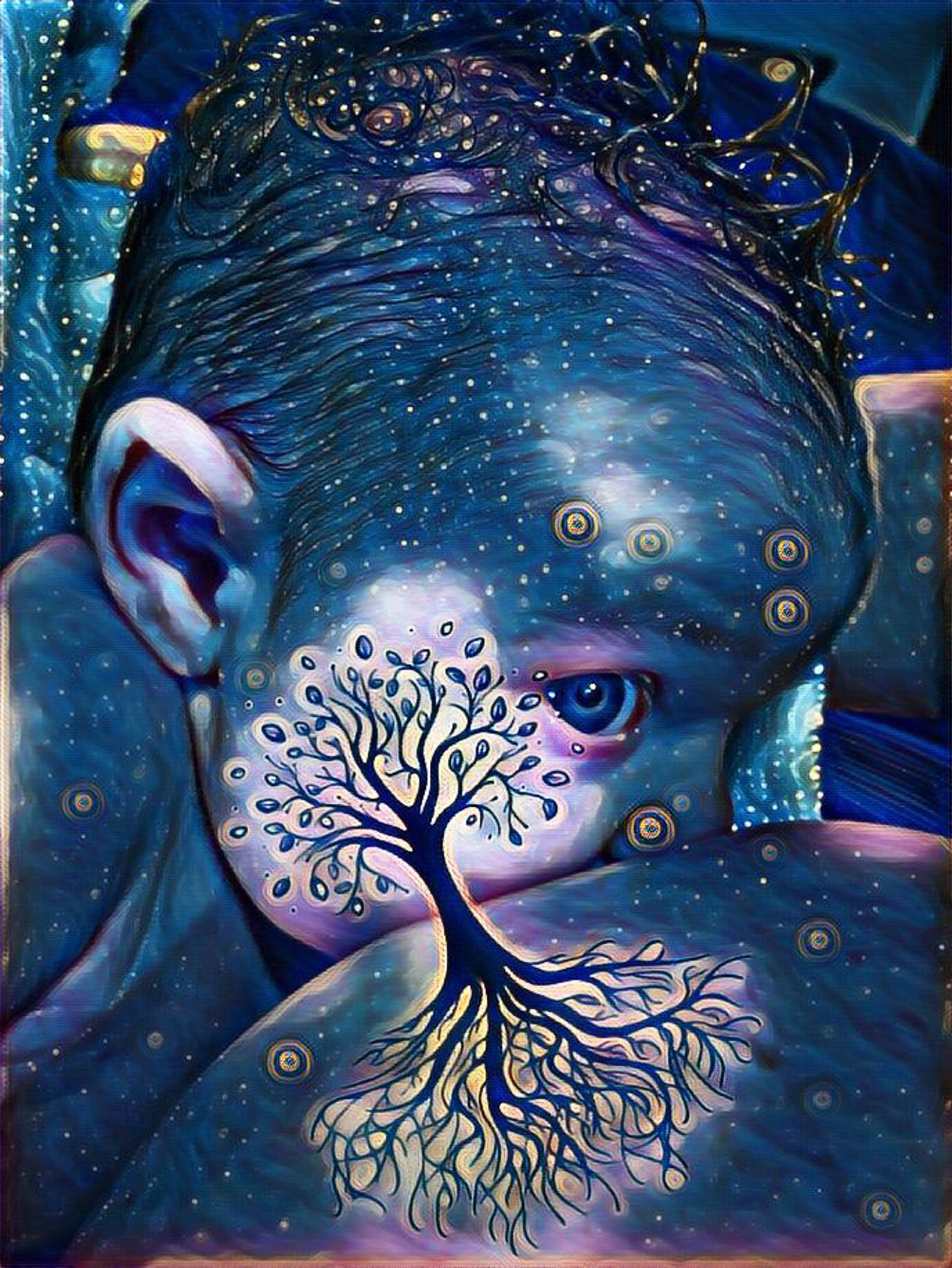 2x Breastfeeding Tree of Life Photos Digital Images Baby Keepsake ...
