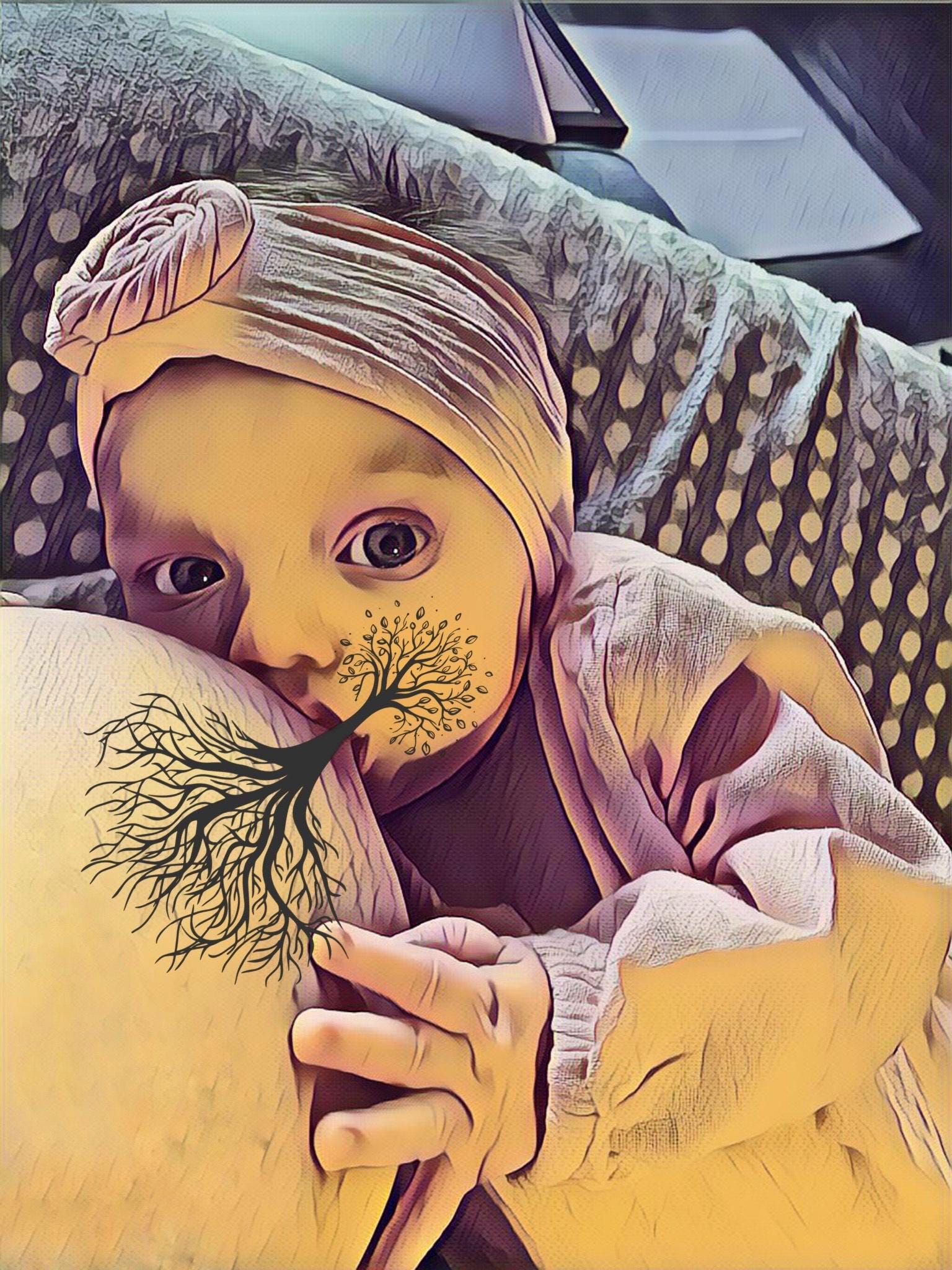 2x Breastfeeding Tree of Life Photos Digital Images Baby Keepsake ...