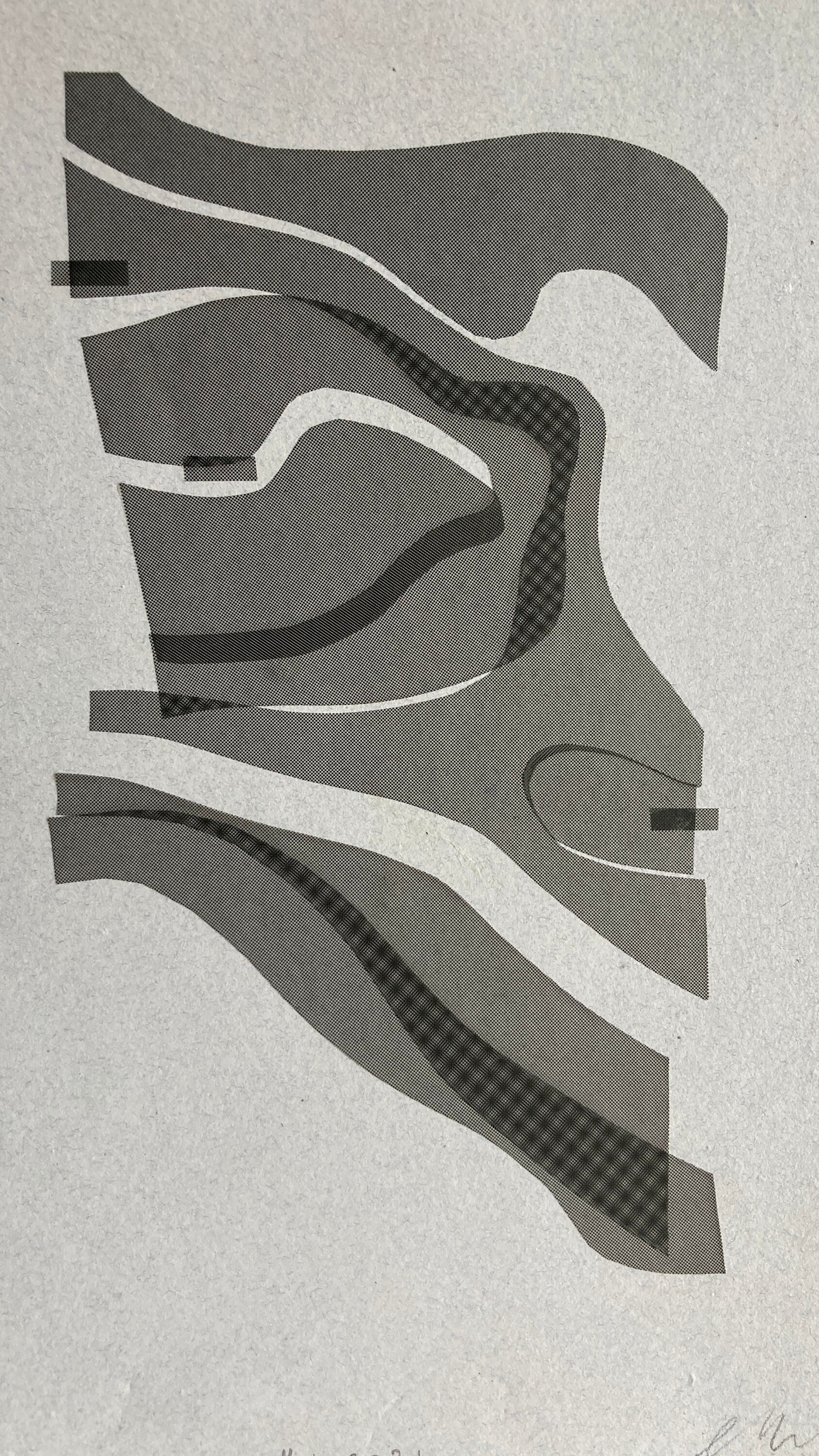 Paper Tense Murmur A4 collage handmade paper and screentones Mixed ...