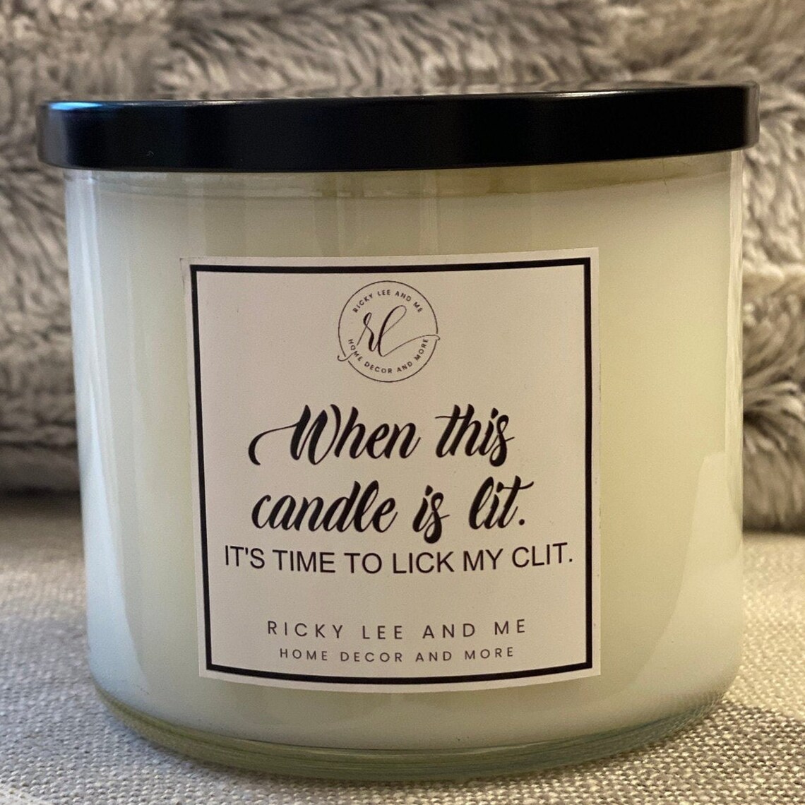 When This Candle Is Lit Clit 20 Oz Candle Free Shipping Etsy