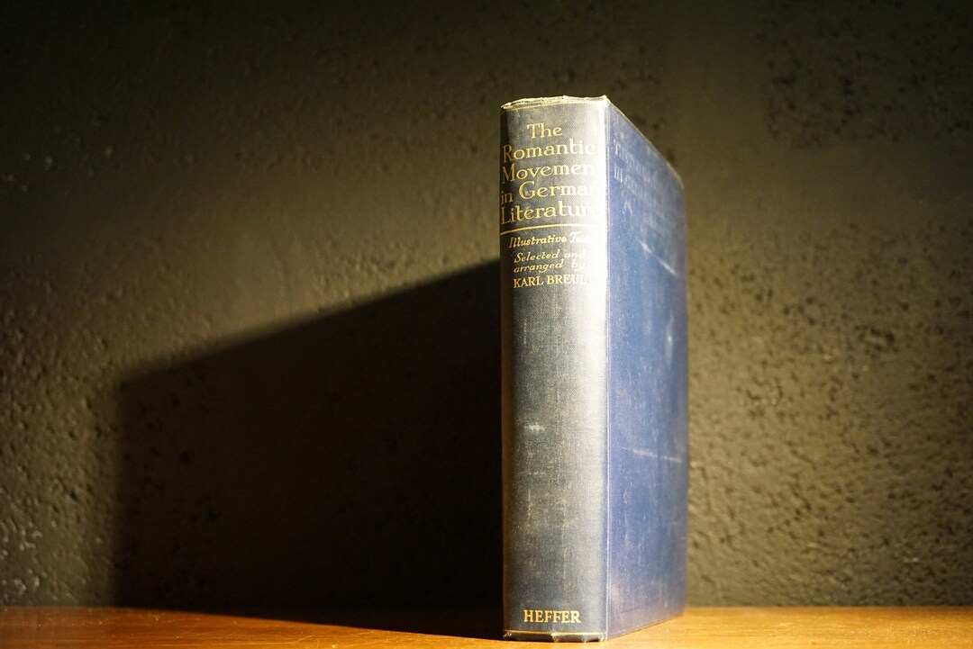 Romantic Movement in German Literature Selected by Karl - Etsy