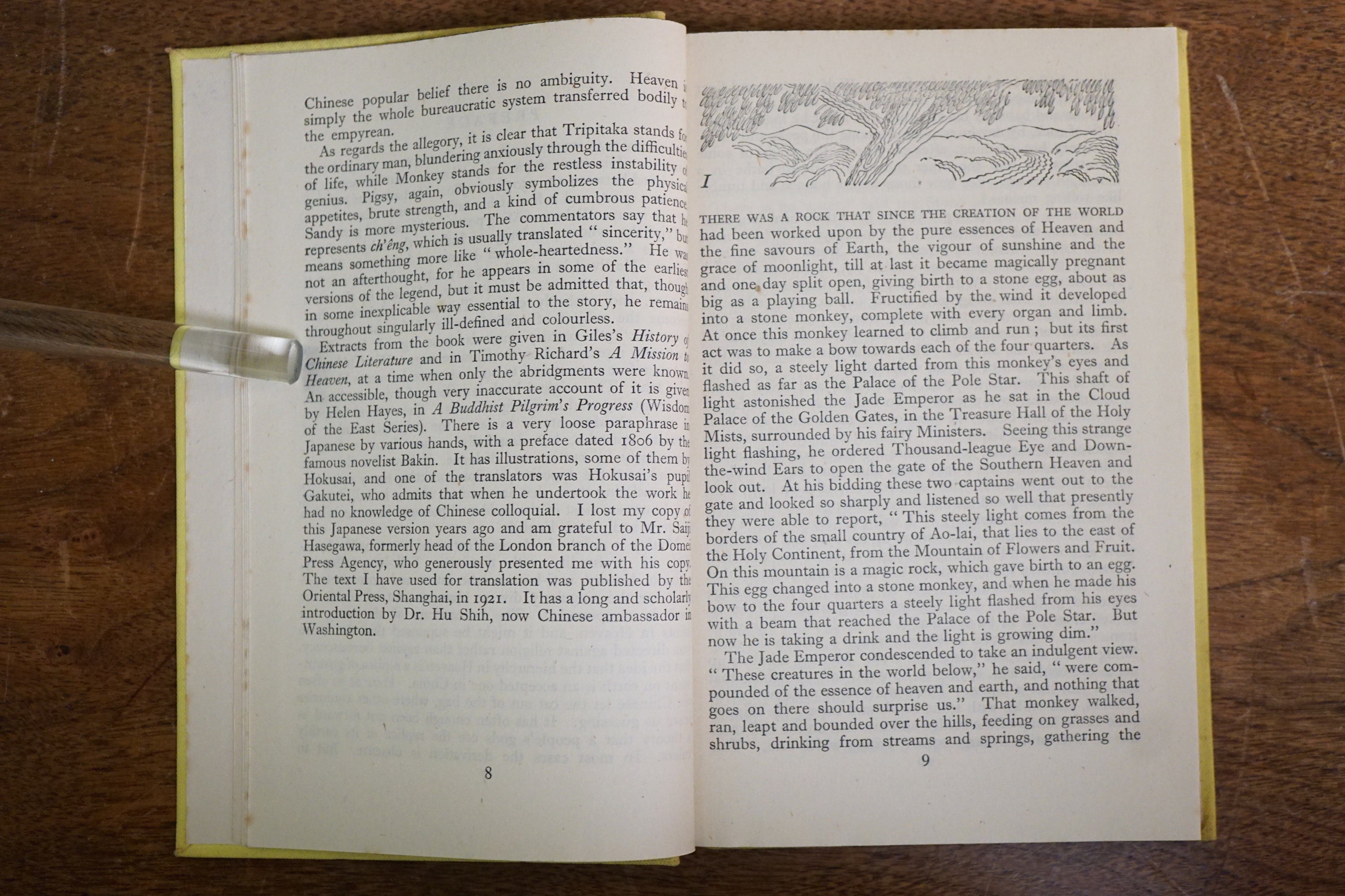 The Monkey Wu Cheng-en translated by Arthur Waley 1944 | Etsy