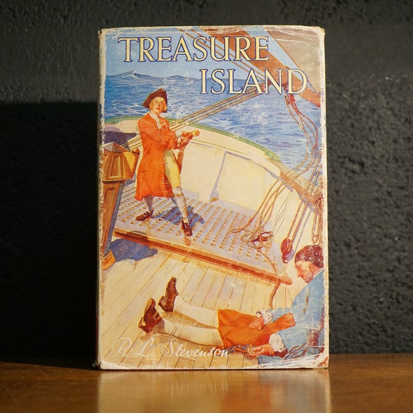 Old Treasure Island Book - Etsy