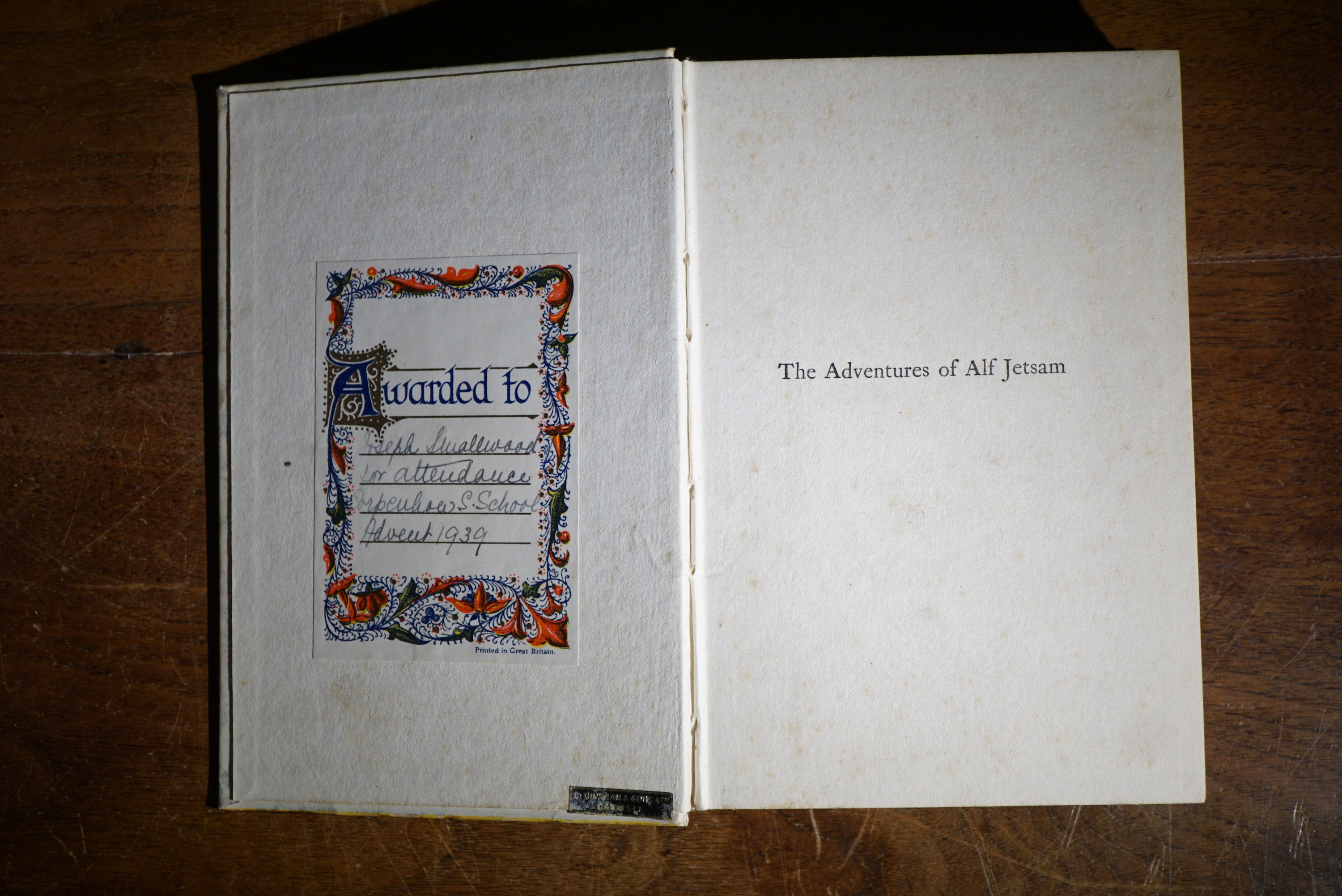 The Adventures of Alf Jetsam by Mrs. George Cupples and the - Etsy UK