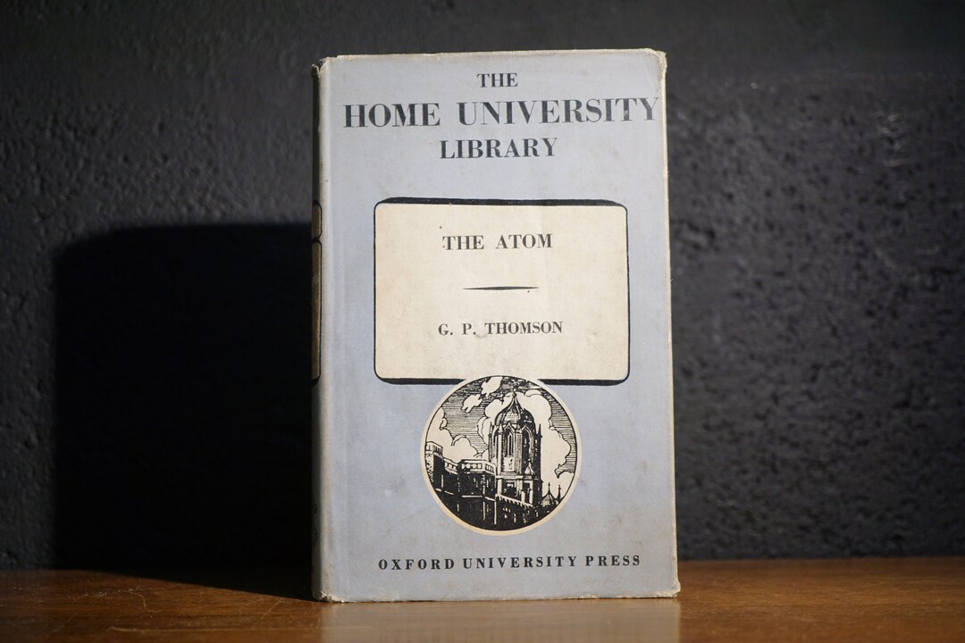 The Atom by G. P. Thomson, 1937 Vintage Chemistry Science Book - Etsy