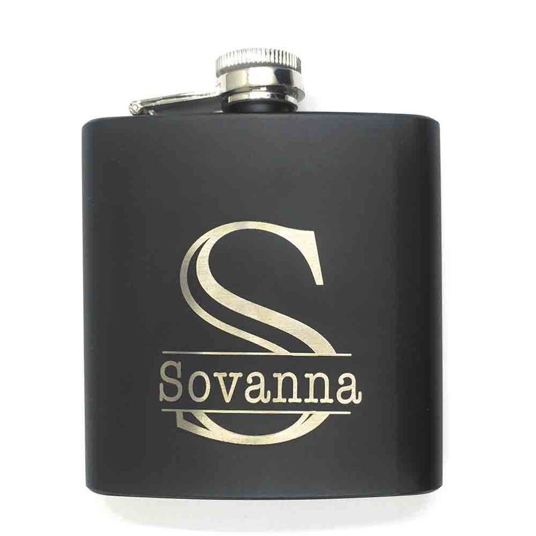 Personalized Laser Engraving Stainless Steel Flask Groomsmen - Etsy
