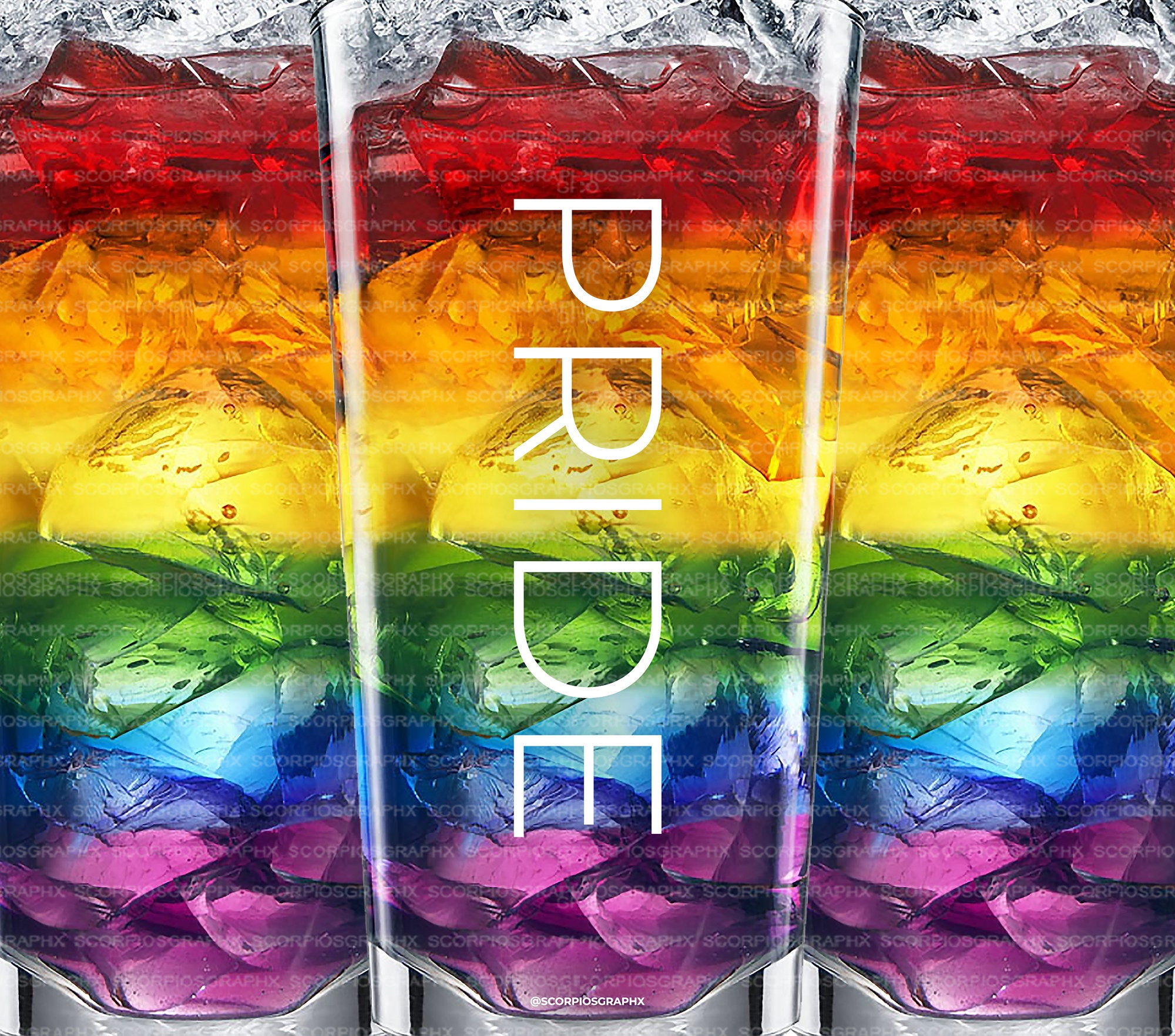 Rainbow Pride PNG, Pride Png, LGBTQ 20oz Tumbler Design, Rainbow Pride ...
