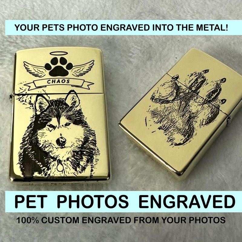 Custom Zippo - Etsy