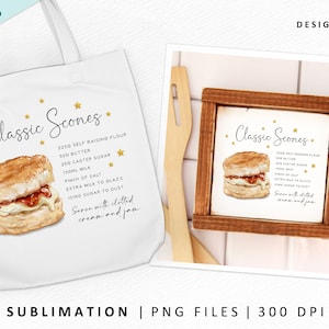 Printable Scone Illustration - Sublimation File, Digital Download ...