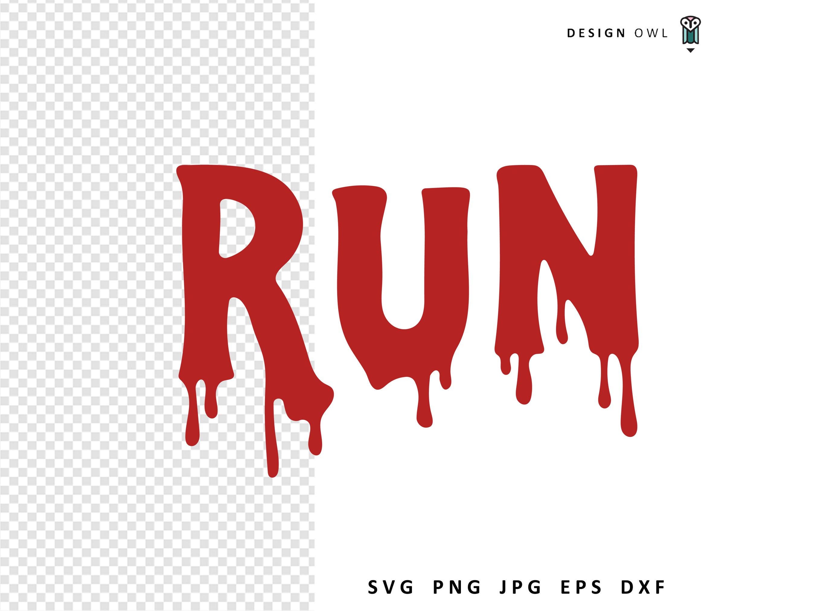 Run SVG, Halloween SVG File, Digital Download, Cut File for Cricut ...