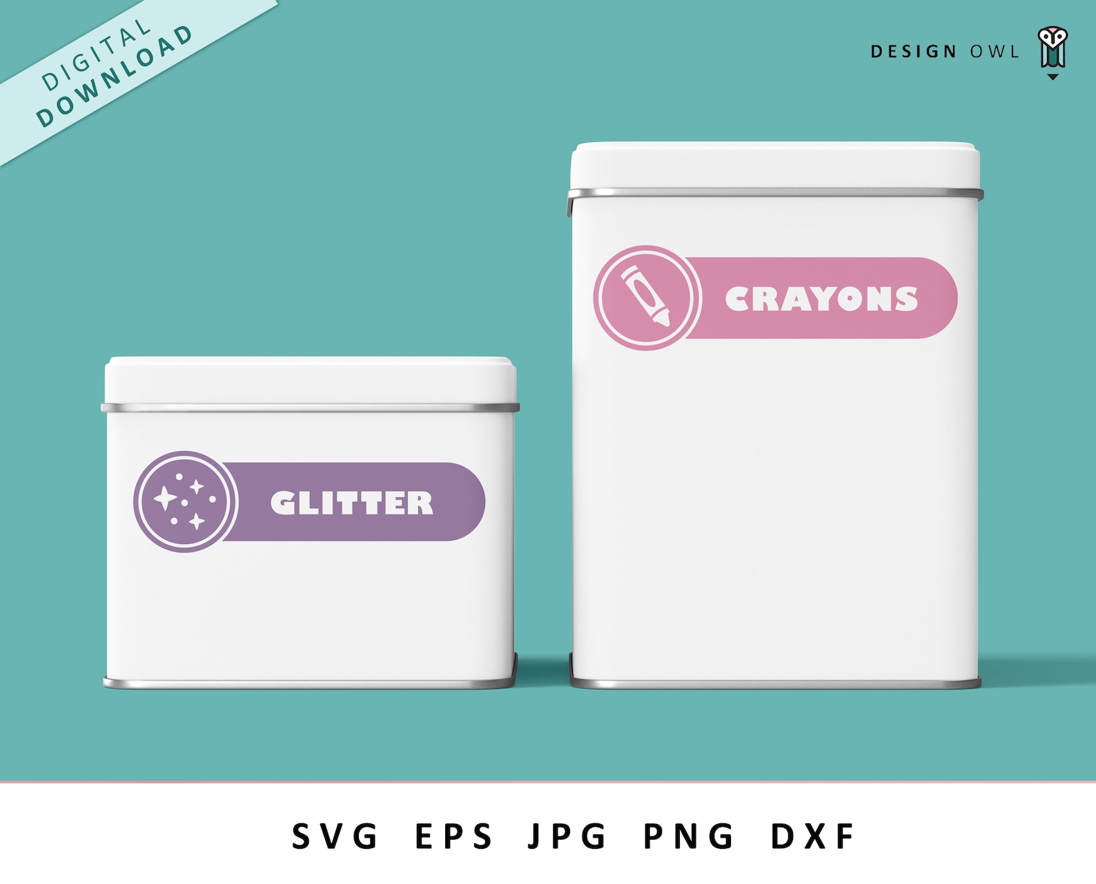 Craft Supply Labels - SVG Files, Instant Download, Craft Room ...