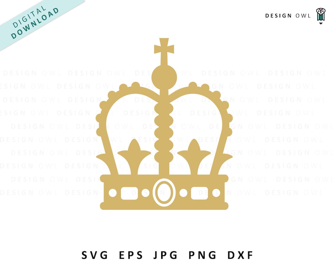 Crown SVG, Digital Download, Cut File for Cricut, Crown Clipart, Queen ...