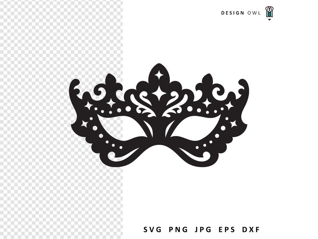 Masquerade Mask SVG: Carnival Fantasy Cut File (digital Download) - Etsy
