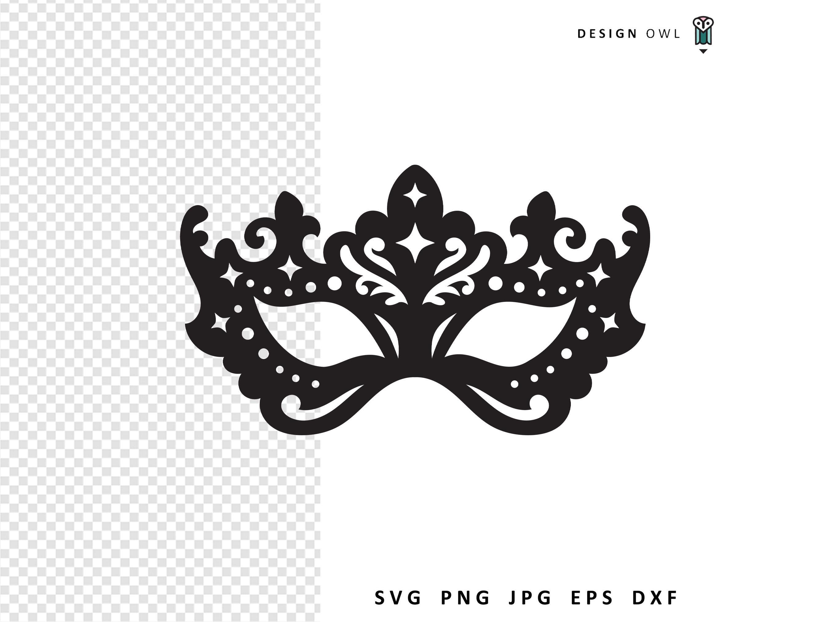 Masquerade Mask SVG, Carnival Mask SVG File, Digital Download, Cut File ...