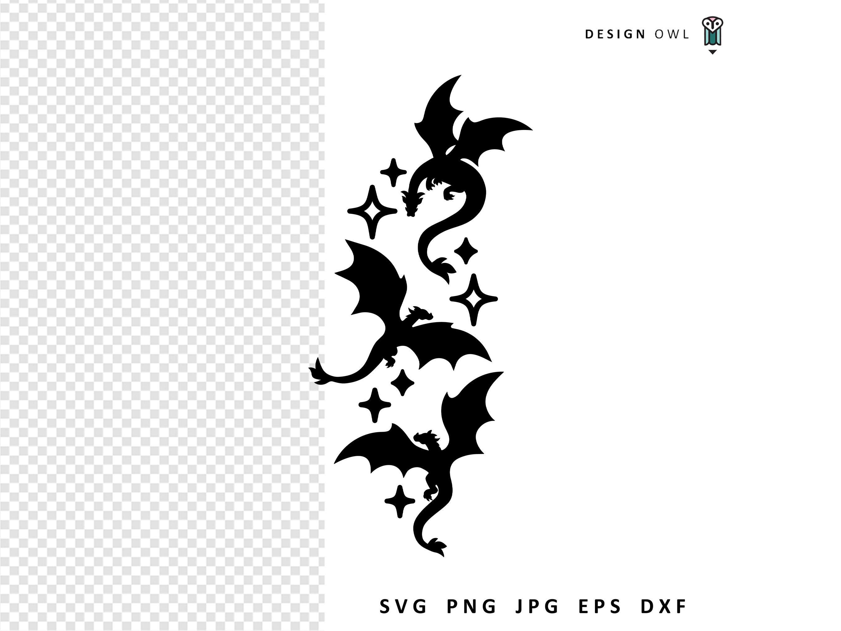 Dragons SVG, Fantasy SVG File, Digital Download, Cut File for Cricut ...
