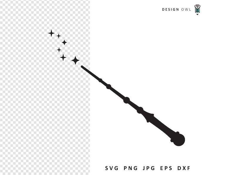 Wand SVG, Magic Wand SVG File, Digital Download, Cut File for Cricut ...