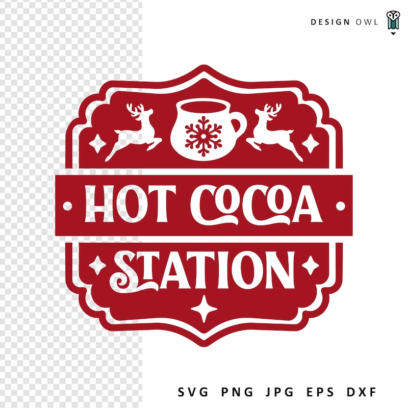 Hot Cocoa Sign Svg - Etsy