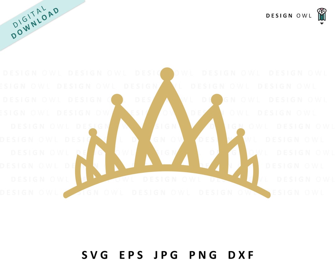 Tiara SVG, Digital Download, Crown Image, Cut File for Cricut, Princess ...