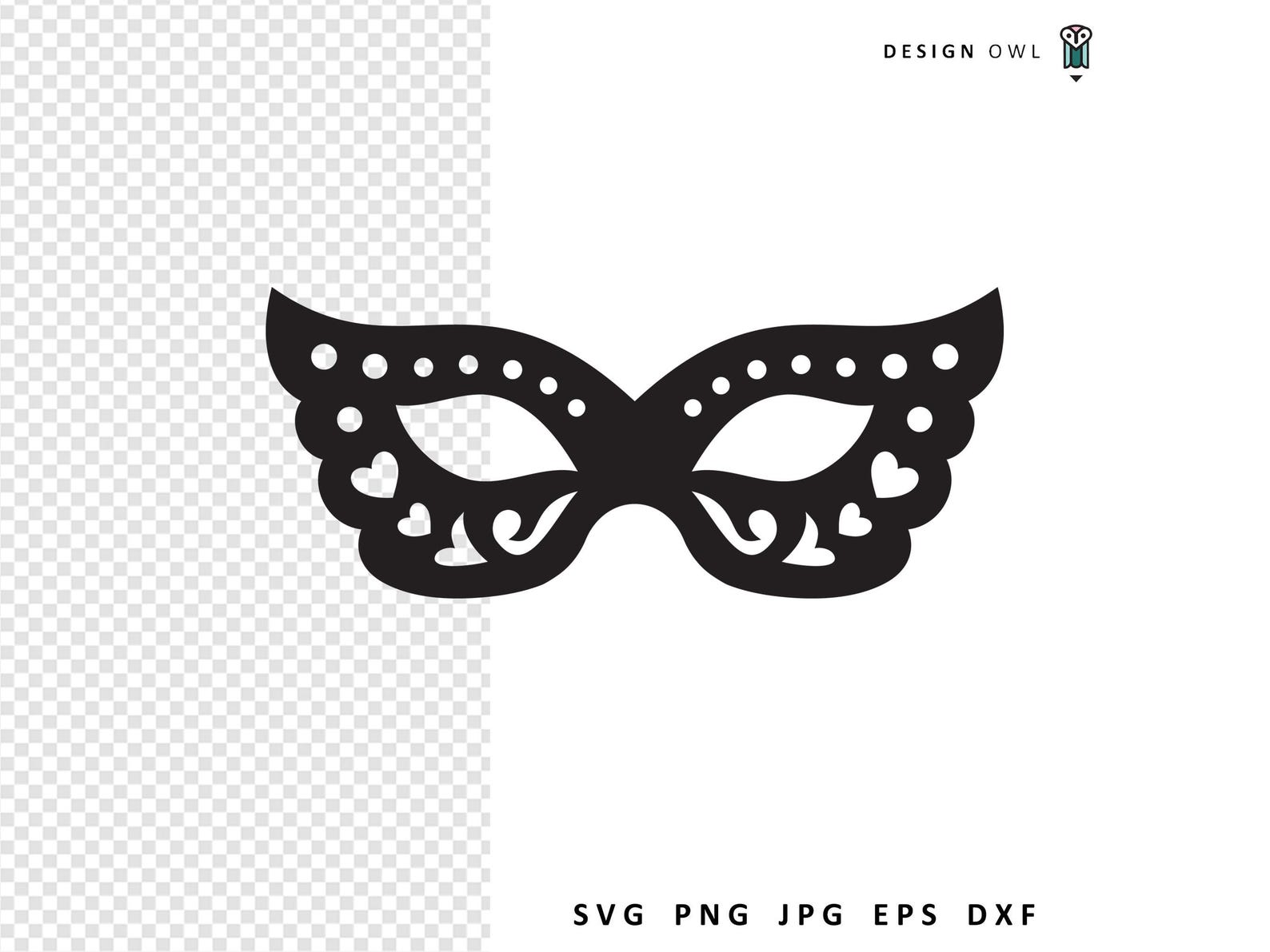 Masquerade Mask SVG, Carnival Mask SVG File, Digital Download, Cut File ...