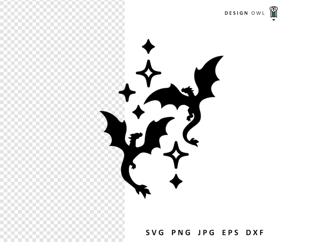 Dragons SVG, Fantasy SVG File, Digital Download, Cut File for Cricut ...