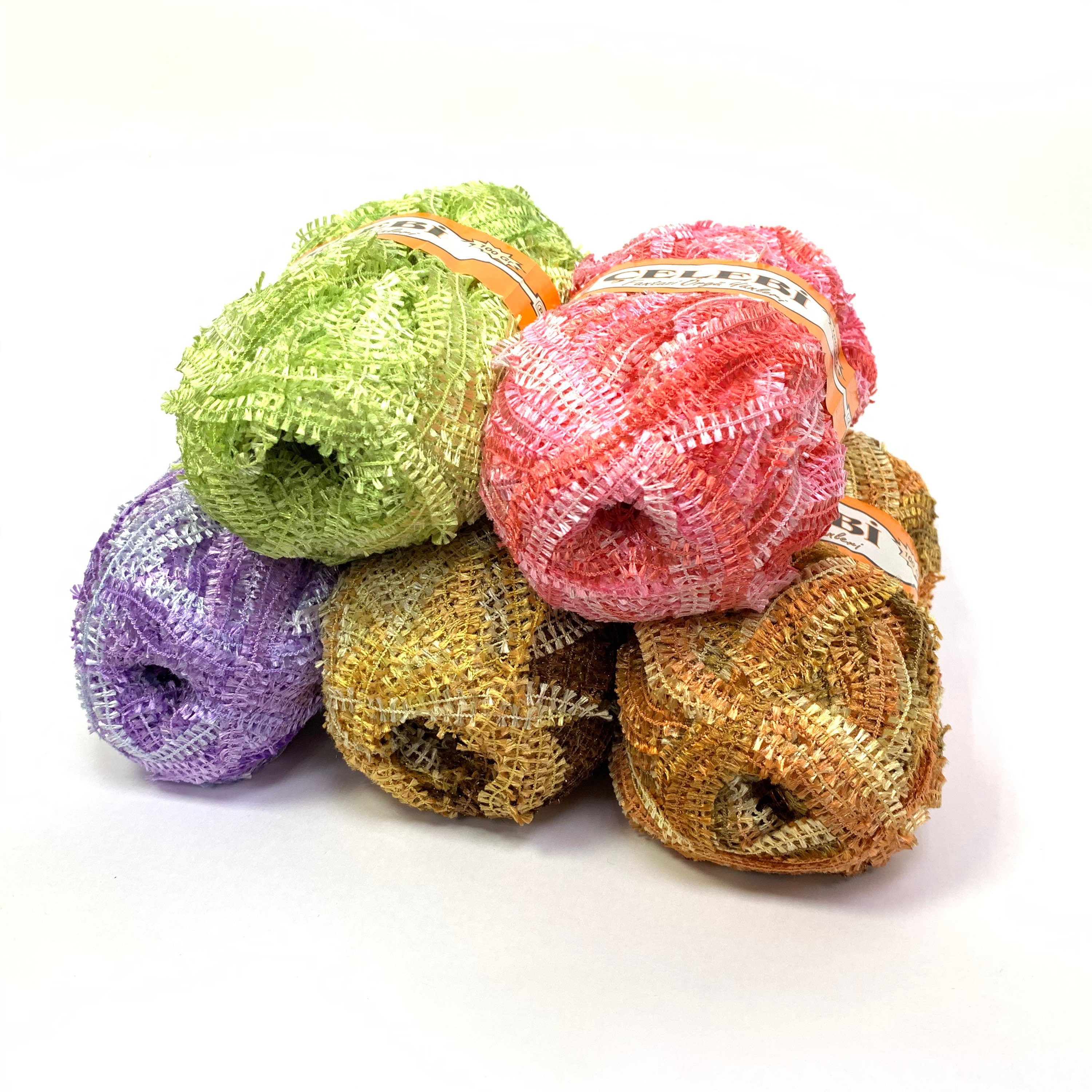 Celebi Simli Tirtil Yarn Eyelash Yarn Yarn for Knitting Hand - Etsy