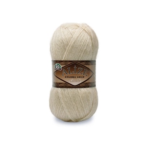 Angora Gold Simli Alize Crochet Yarn Yarn for Knitting Lurex Angora ...