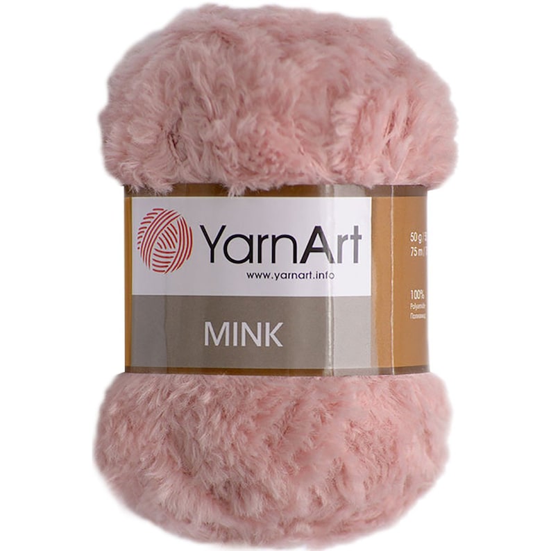 Yarnart MINK Fur Yarn Creative Yarn Hand Knit Yarn Fake Fur - Etsy