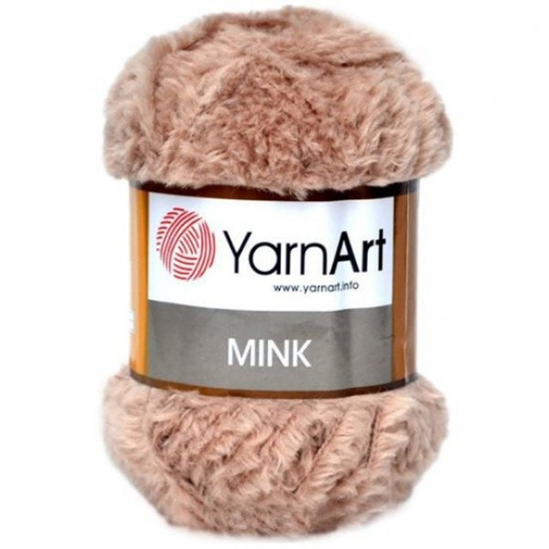 Yarnart MINK Fur Yarn Creative Yarn Hand Knit Yarn Fake Fur - Etsy
