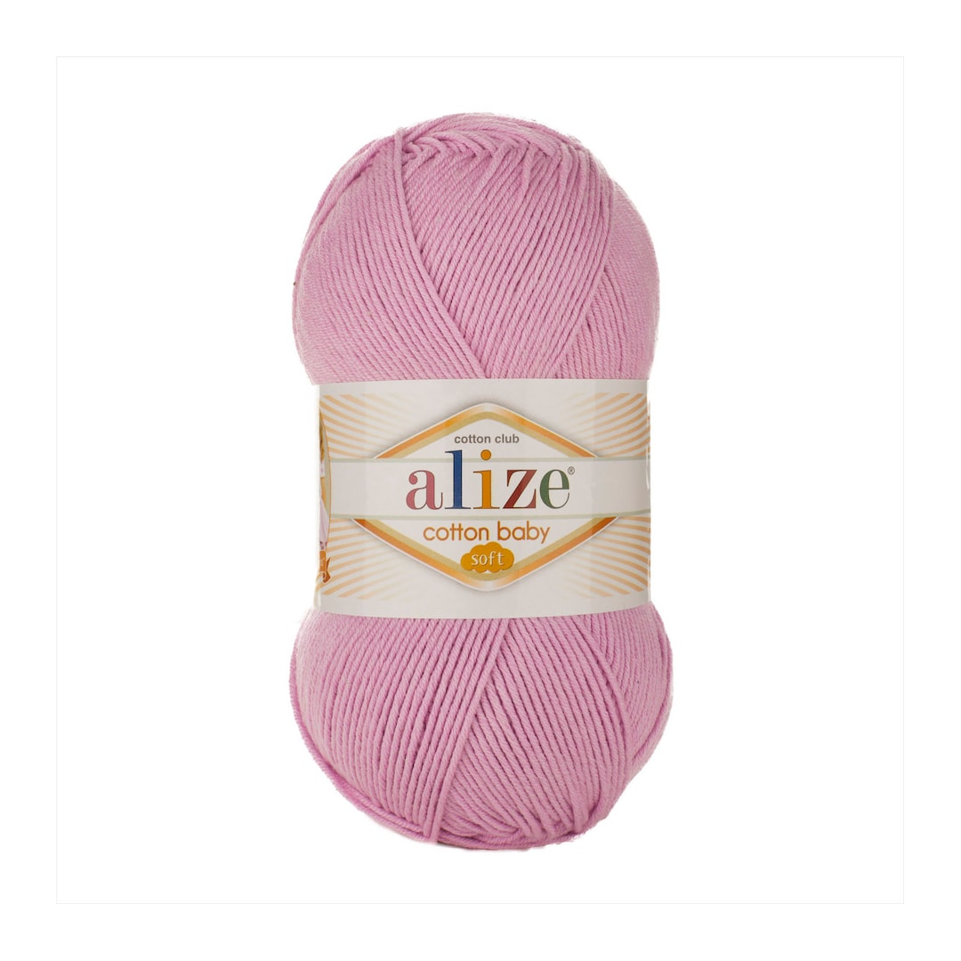 COTTON BABY SOFT Alize Crochet Yarn for Knitting Hypoallergenic Yarn ...