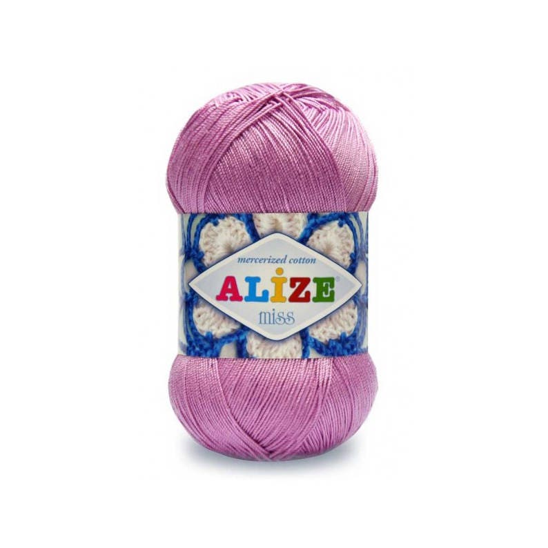 Miss Alize Fil de coton mercerisé à tricoter Fil à crocheter Fil de ...