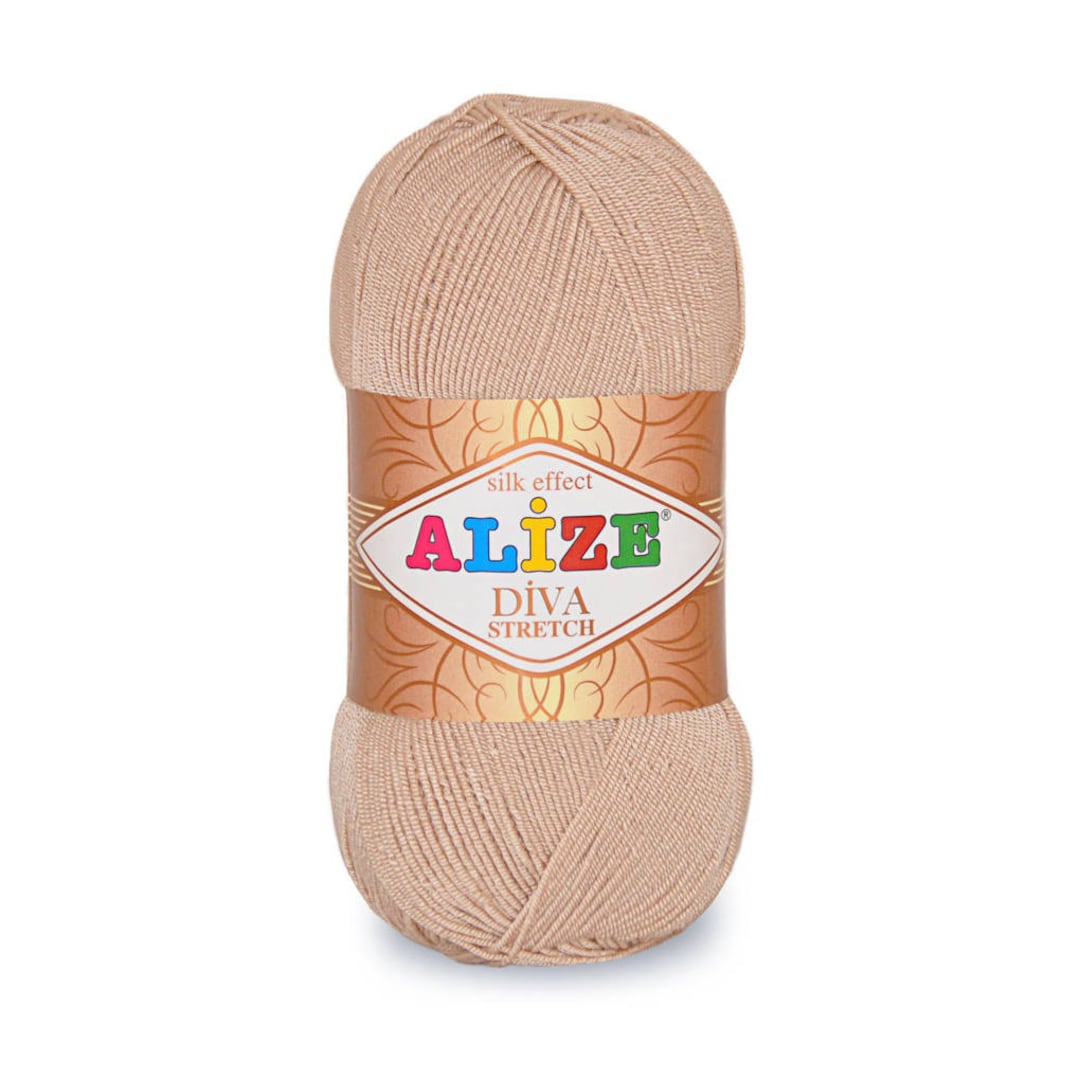 Diva Stretch Alize Crochet Yarn Yarn for Knitting Elastic Yarn Bikini ...