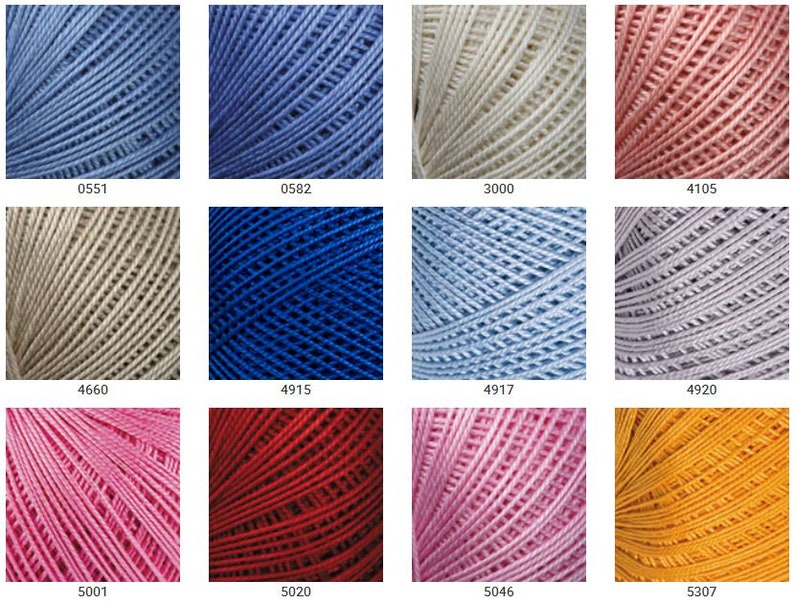 Lily Yarn Art Mercerized Cotton Yarn for Knitting Crochet Yarn Cotton ...