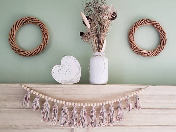 Yellow tassel garland store