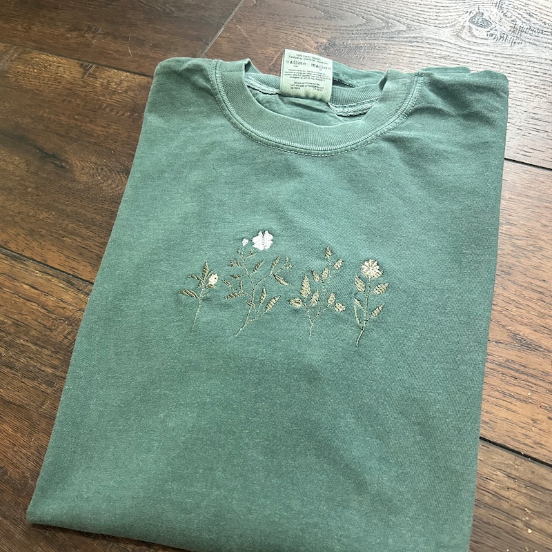 Embroidered T Shirts - Etsy