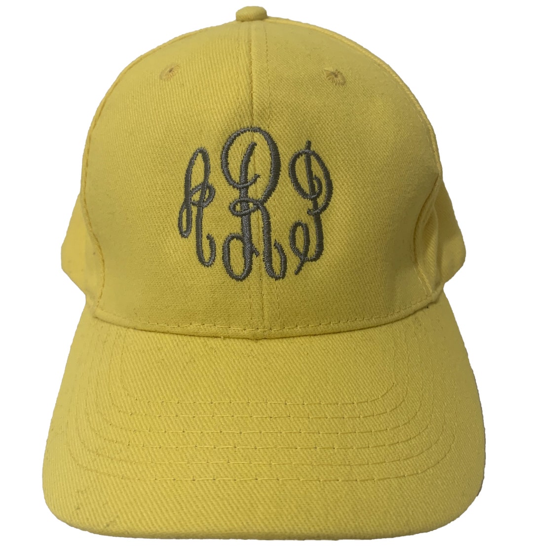 Text or Logo Hat - Embroidered Hat - Custom Embroidered Ball Cap ...