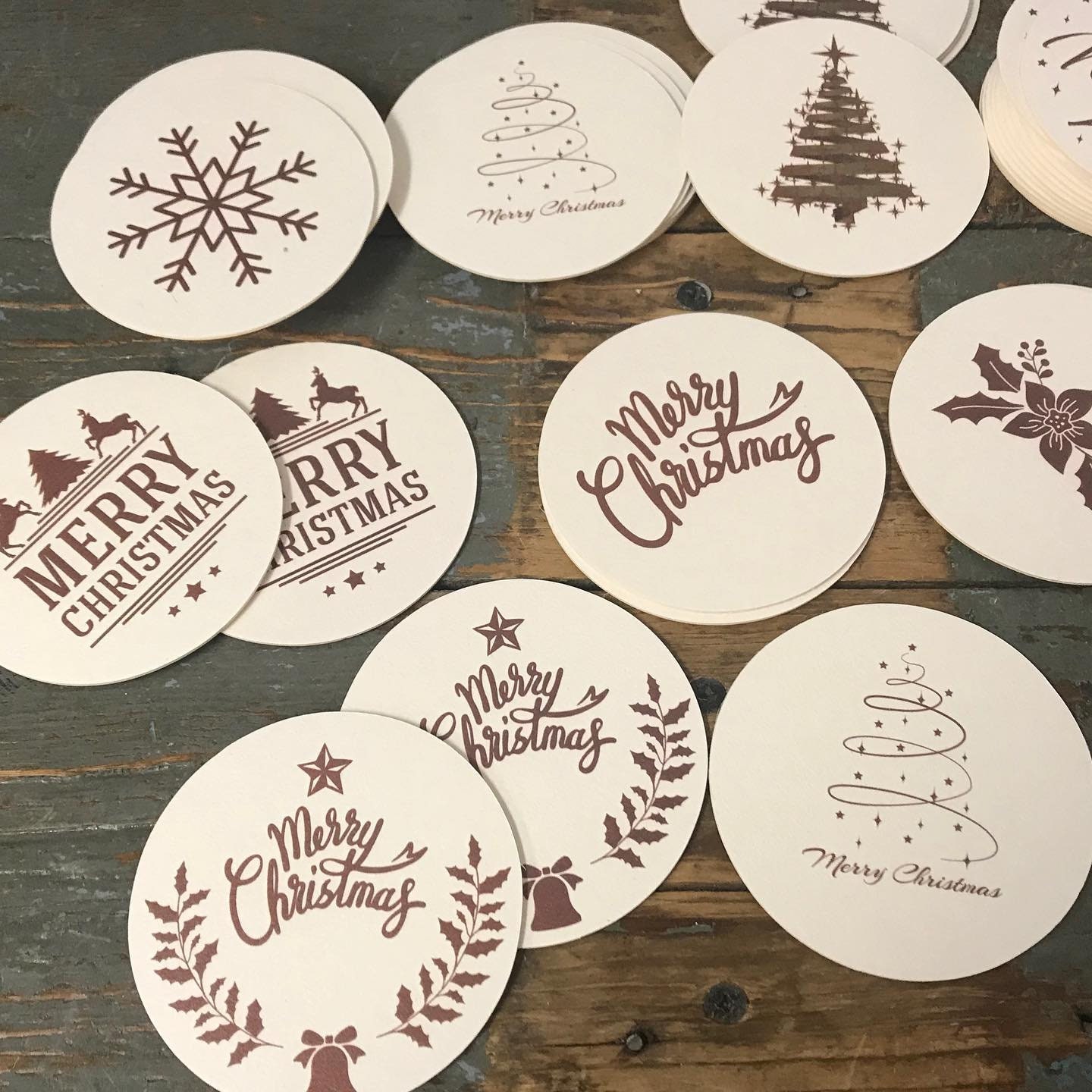 Custom Printed Pulpboard Coasters Circle 4in Coasters - Etsy