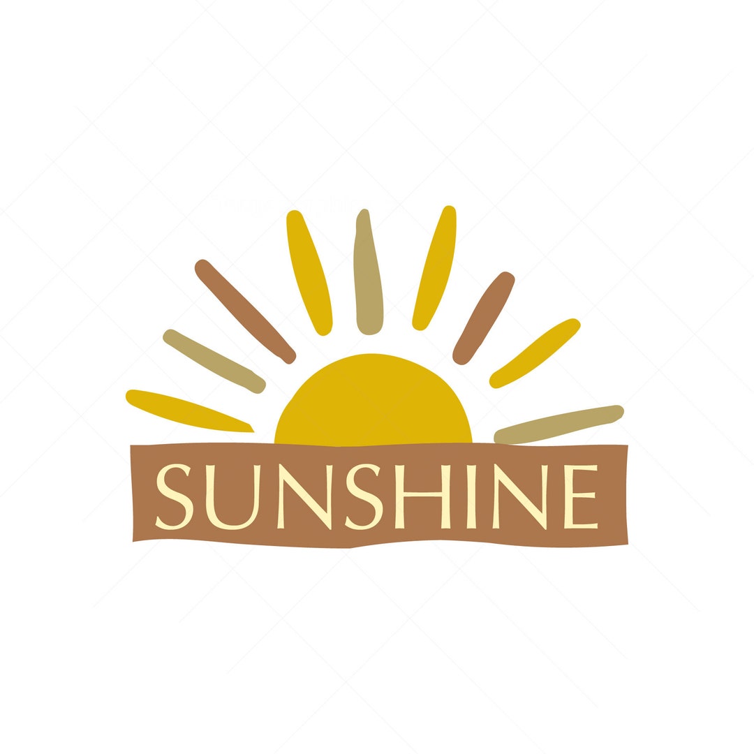 Sunshine Design - Digital File - Digital Download - Pdf, Svg, Jpg, Png ...