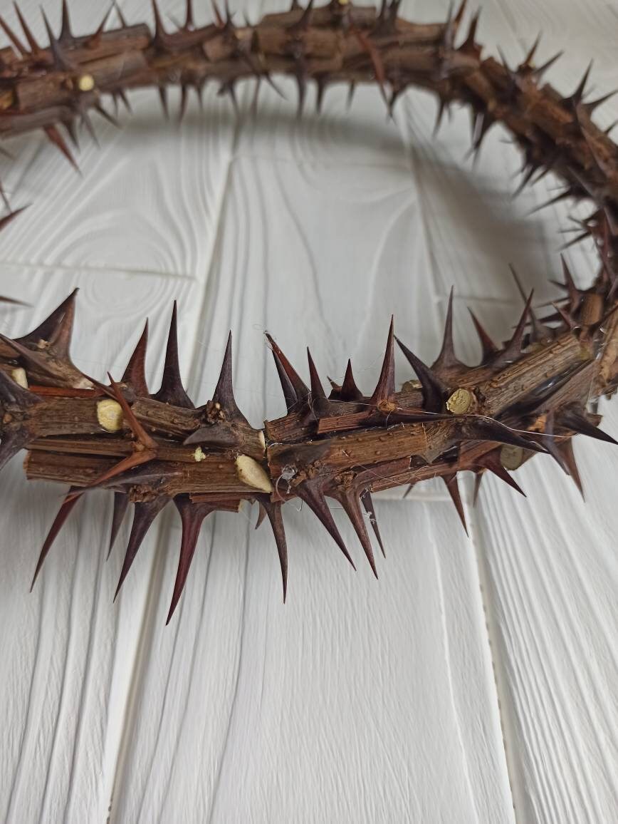 Sharp Thorn Jesus Crown, Rustic Christian Passover Decor - Etsy