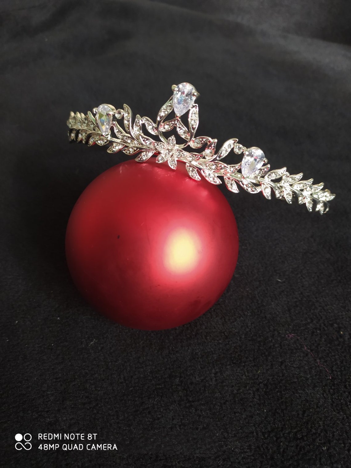 Bridal TiaraPearl TiaraSmall Bridal TiaraPearl Wedding | Etsy