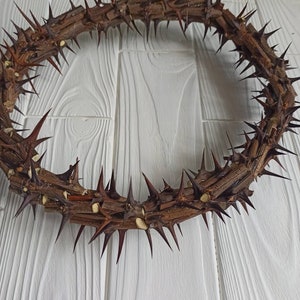 Sharp Thorn Jesus Crown, Rustic Christian Passover Decor - Etsy