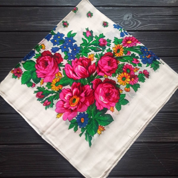 Babushka Scarf - Etsy