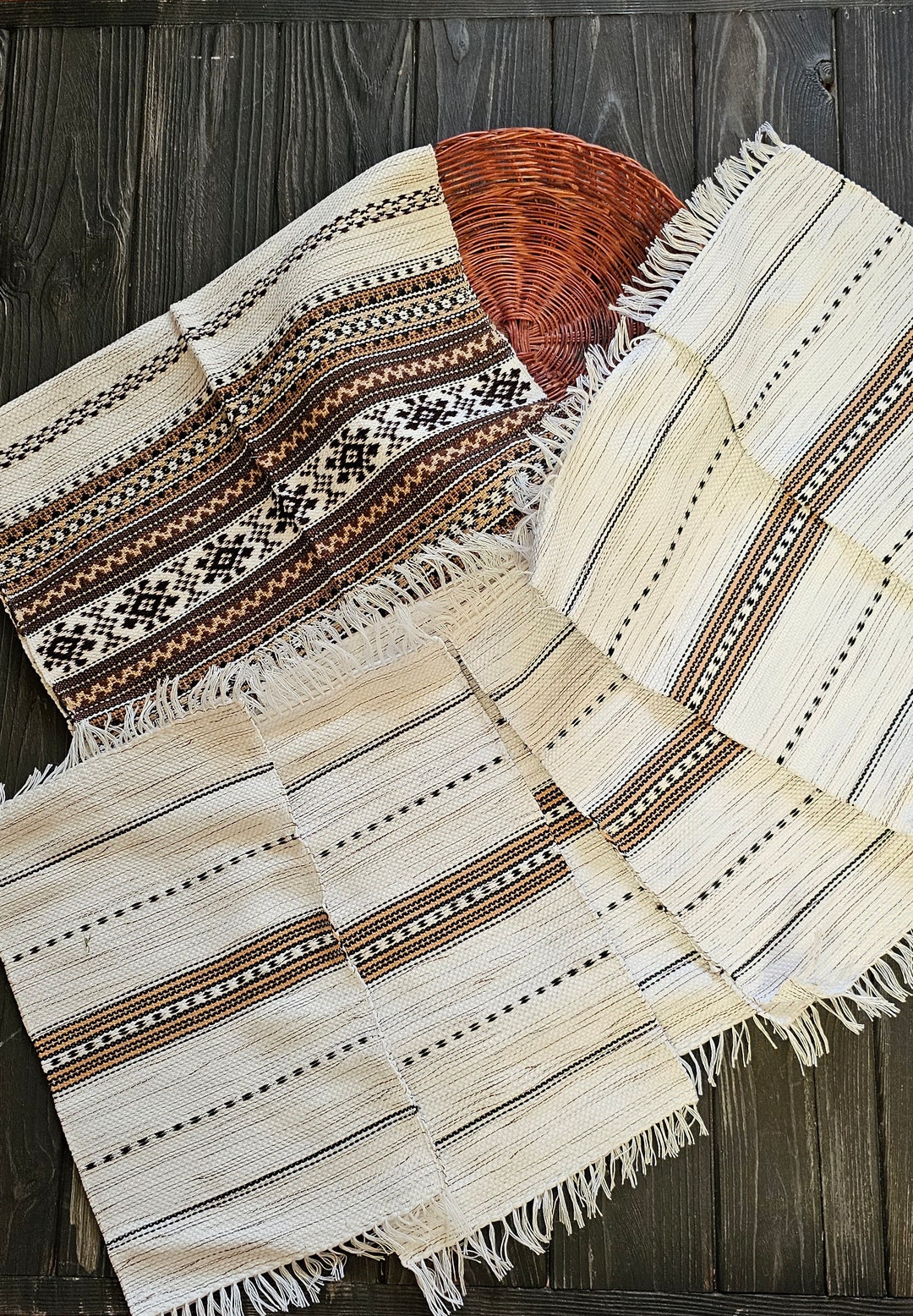 Ukrainian Towel With Napkins, Ukrainian Home Decor,linen Kitchen Towel ...