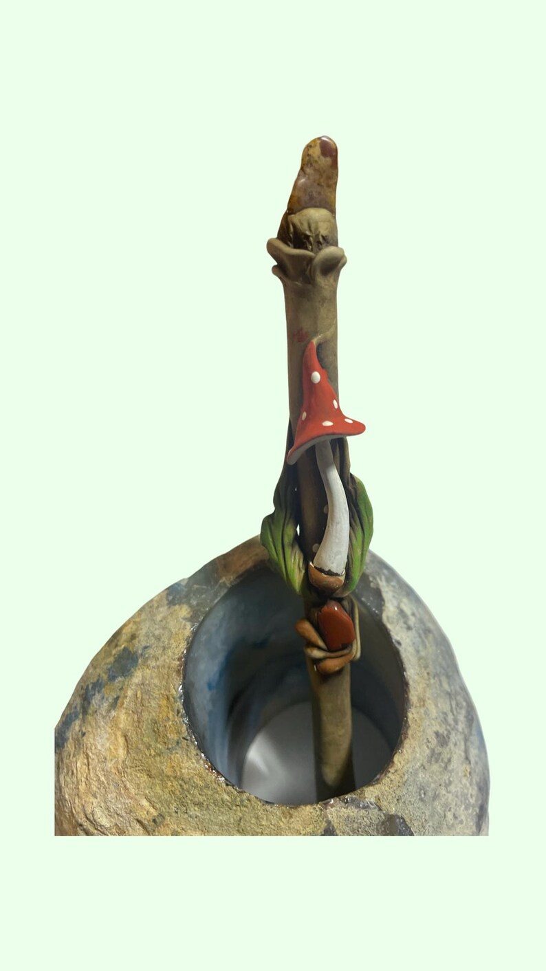 Reusable Clay and Gemstone Bic Pen/ Organic - Etsy