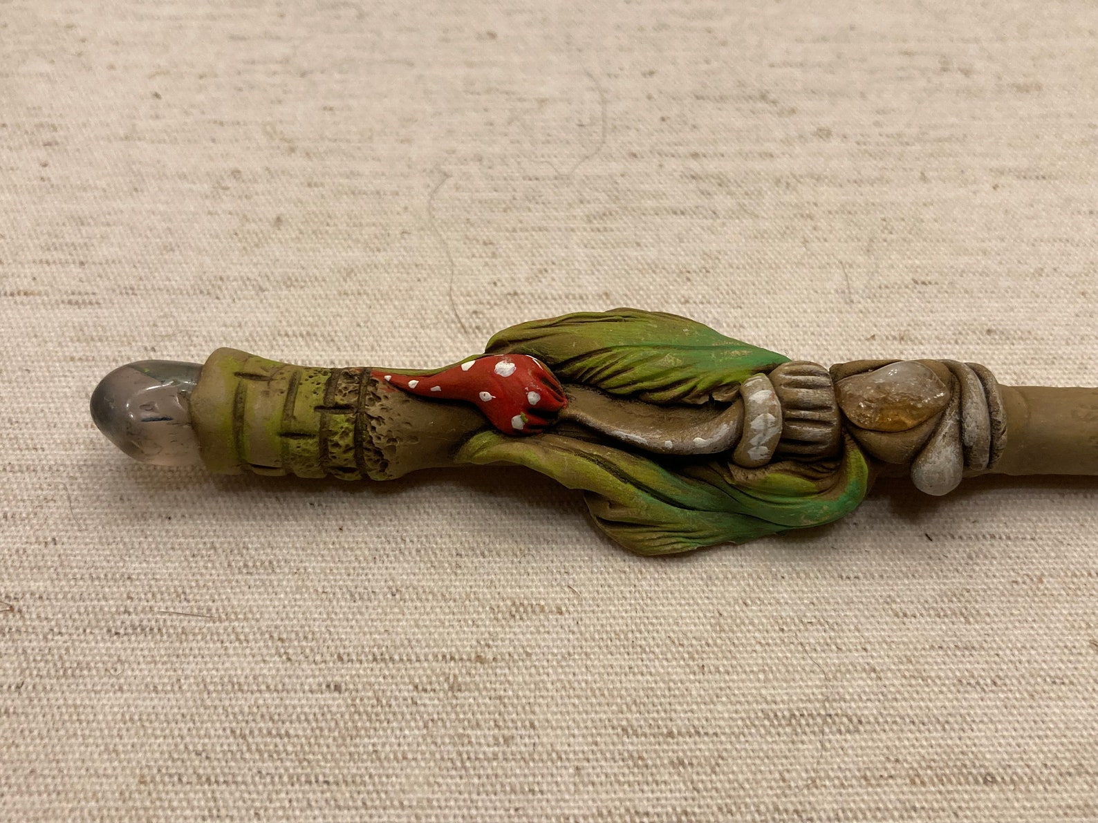 Reusable Clay and Gemstone Bic Pen Covers / Organic - Etsy