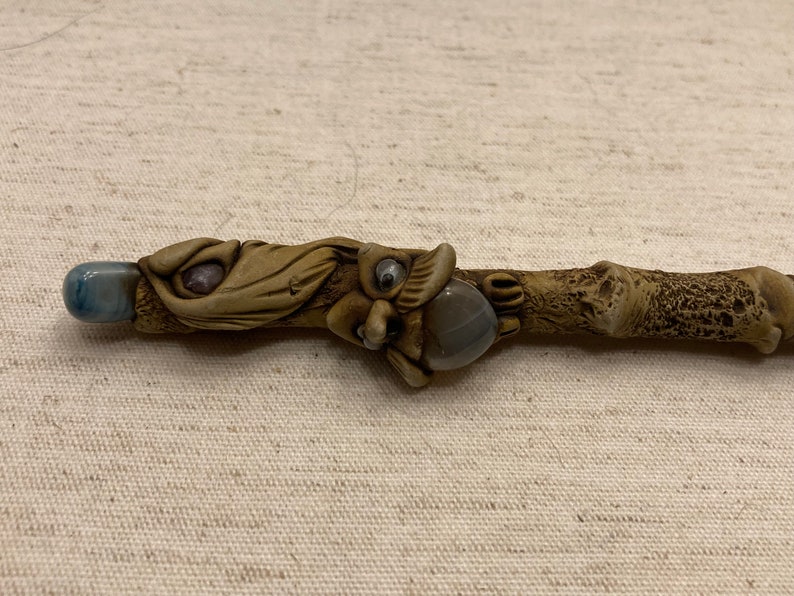 Reusable Clay and Gemstone Bic Pen/ Organic - Etsy