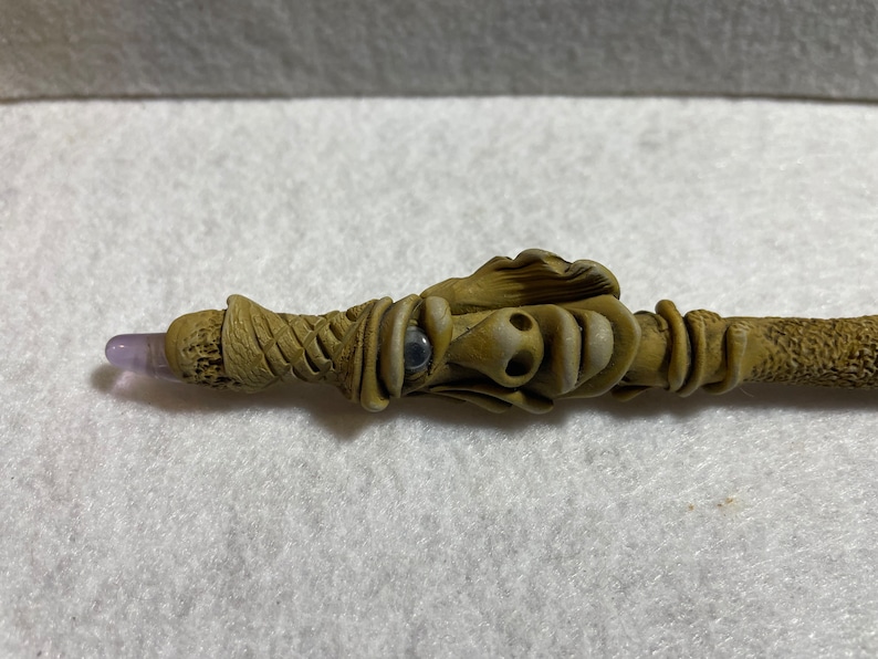 Reusable Clay and Gemstone Bic Pen/ Organic - Etsy