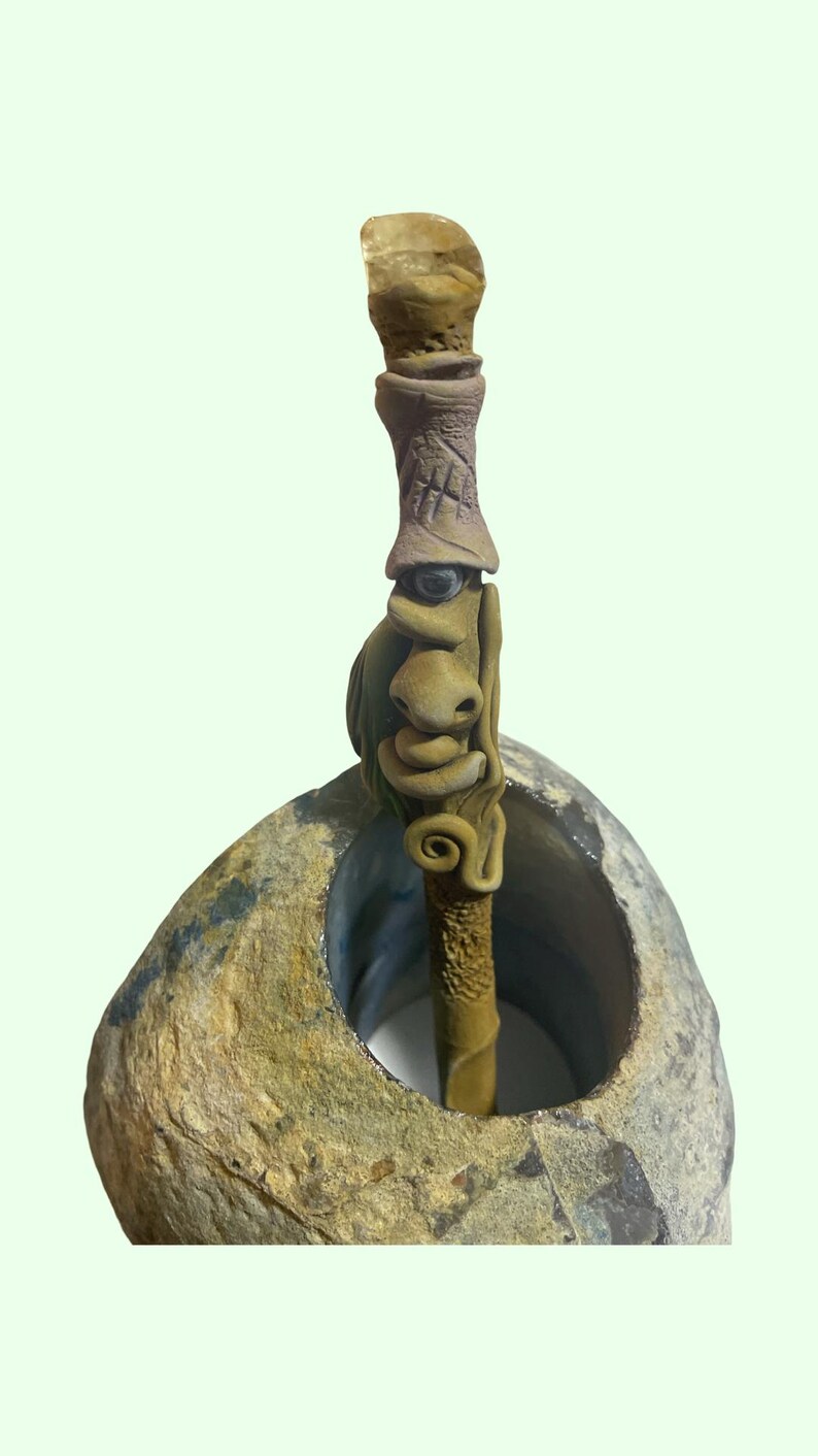 Reusable Clay and Gemstone Bic Pen/ Organic - Etsy