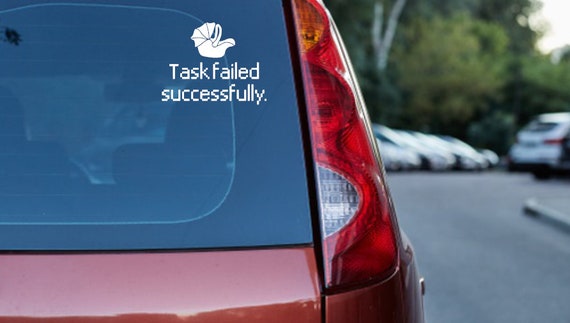 Bumper Stickers panel personalised decal bumper sticker successful car ...