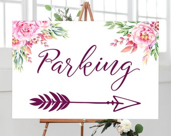 Wedding parking sign | Etsy